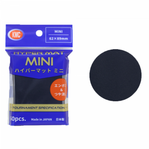 KMC Small Sleeves - Hyper MAT mini Black (60 Sleeves) - 4X Trading