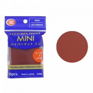 KMC Small Sleeves - Hyper MAT mini Red (60 Sleeves) - 4X Trading
